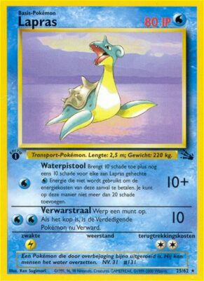 Wat is de Lapras Pokemonkaart waard? - Pokemonkaart.nl