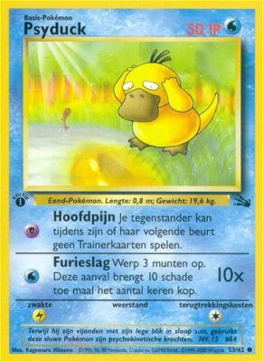 Check de actuele waarde van je Psyduck 65/82 kaart uit de Team Rocket set.