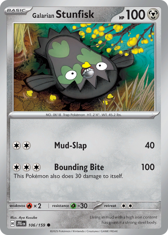 Wat is Galarian Stunfisk 106/159 uit Journey Together waard ...