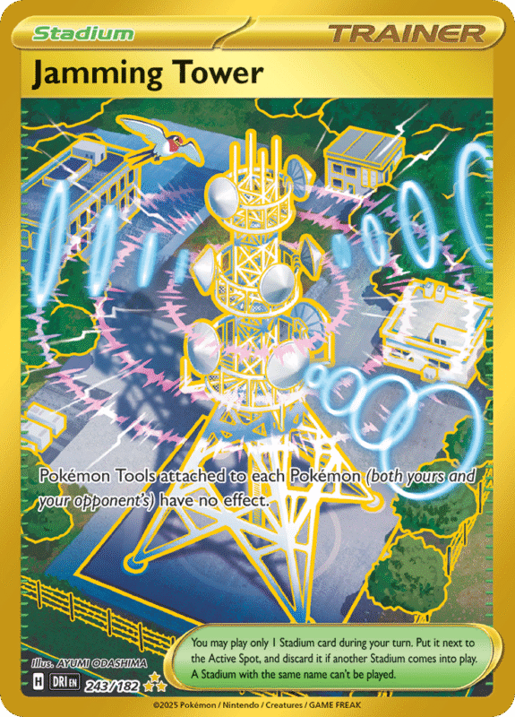 Wat is Jamming Tower 243/182 uit Destined Rivals waard? - Pokemonkaart.nl