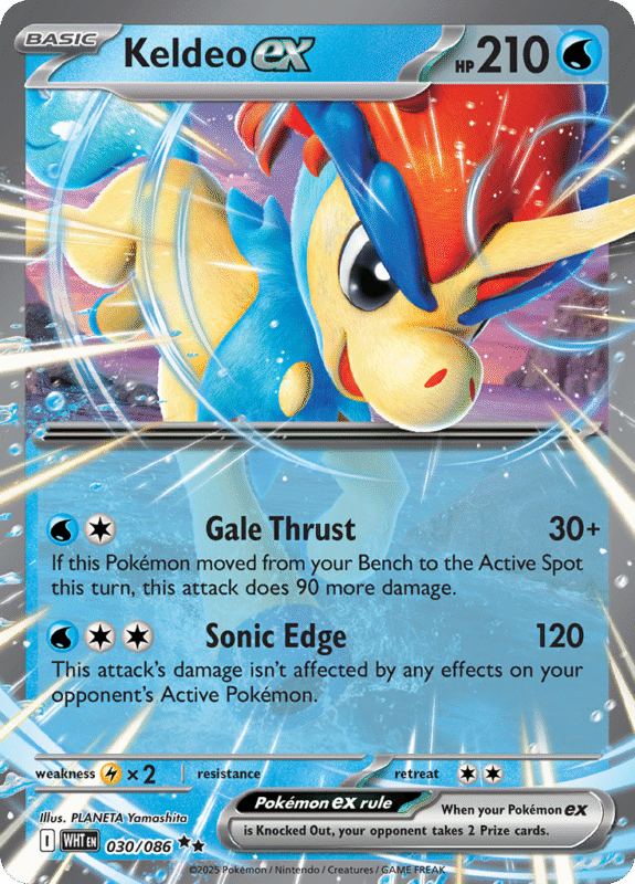 Wat is Keldeo ex 030/086 uit White Flare waard? - Pokemonkaart.nl