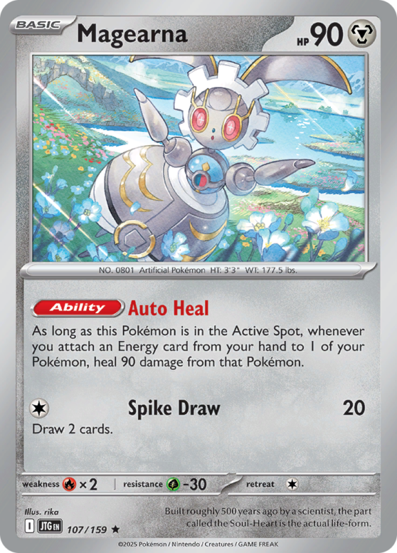 Wat is Magearna 107/159 uit Journey Together waard? - Pokemonkaart.nl