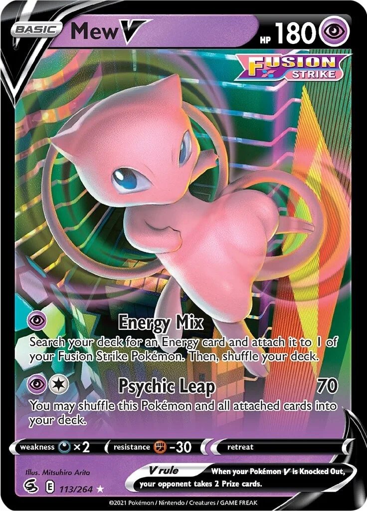 Mew VMAX League Battle Deck - in november in de winkel - Pokemonkaart