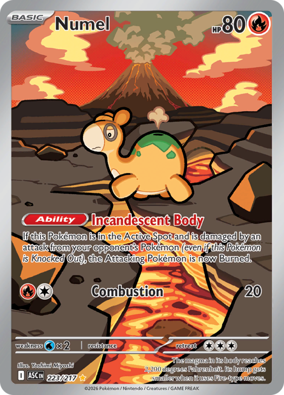 Wat is Numel 223/217 uit Ascended Heroes waard? - Pokemonkaart.nl