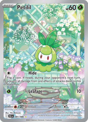 Wat is Petilil 091/086 uit Black Bolt waard? - Pokemonkaart.nl
