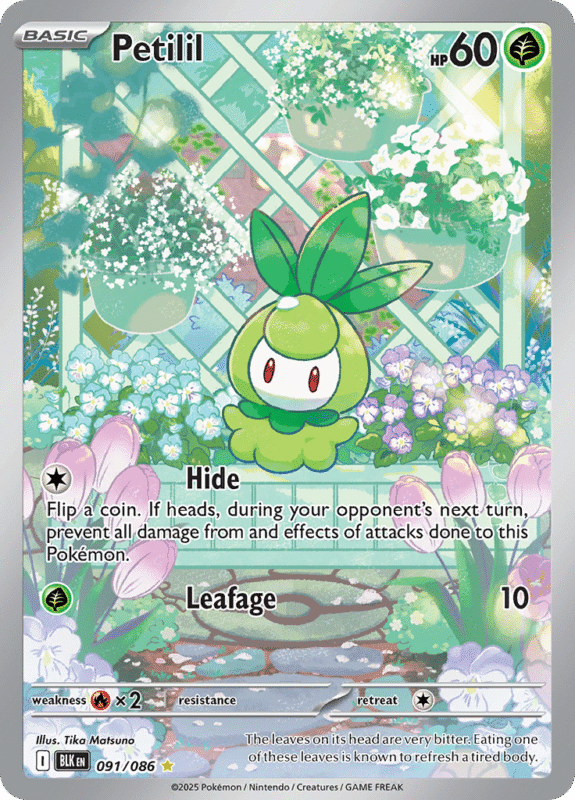 Wat is Petilil 091/086 uit Black Bolt waard? - Pokemonkaart.nl