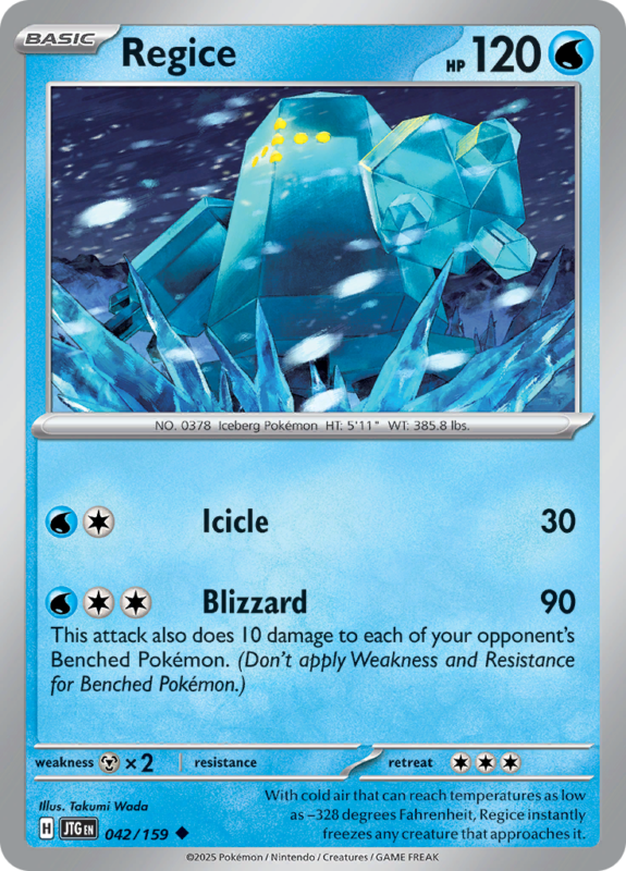 Wat is Regice 042/159 uit Journey Together waard? - Pokemonkaart.nl