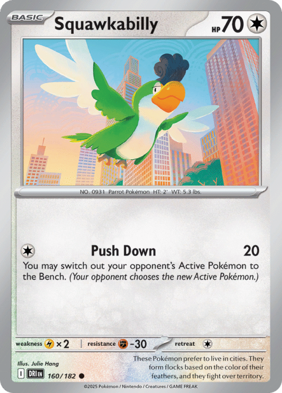 Wat is Squawkabilly 160/182 uit Destined Rivals waard? - Pokemonkaart.nl