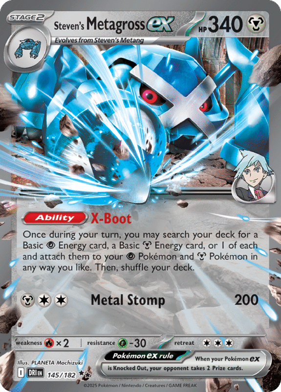 Wat is Steven's Metagross ex 145/182 uit Destined Rivals waard ...