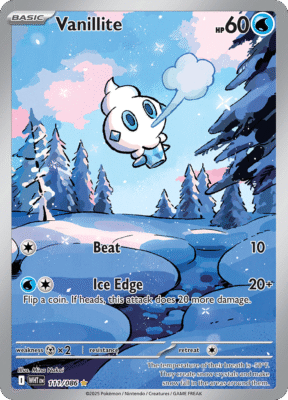 Wat is Vanillite 111/086 uit White Flare waard? - Pokemonkaart.nl